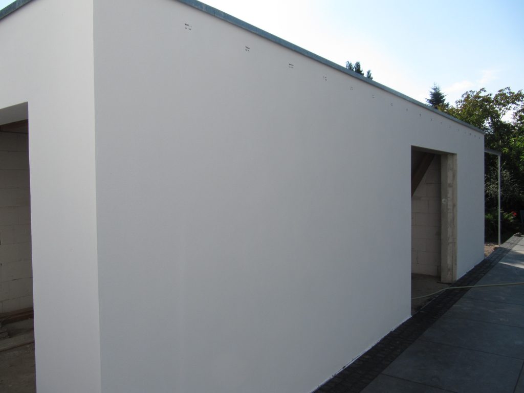 Herstellung von Sächsischen Glattputz